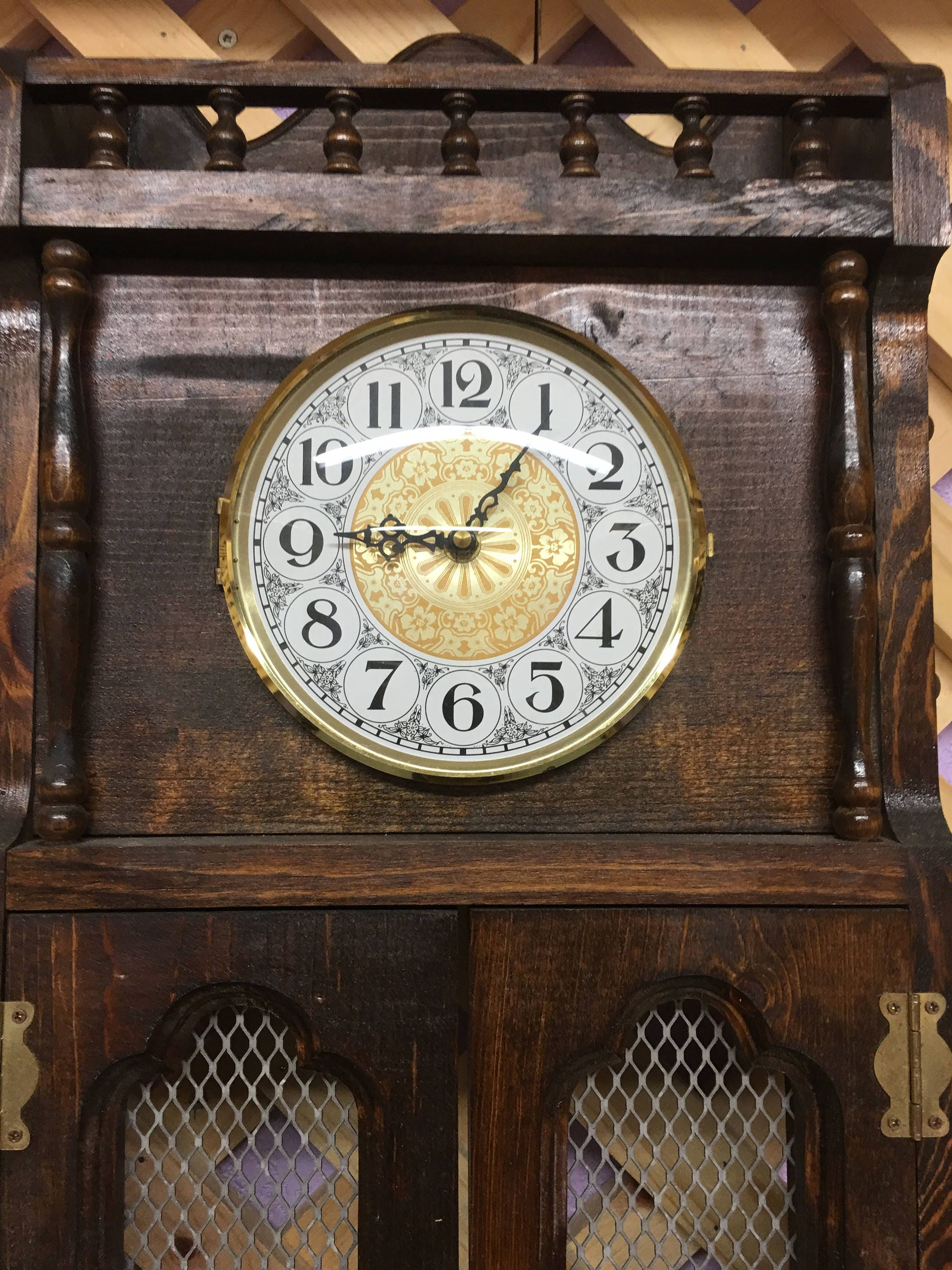 Vintage, Clock, Clocks, Wall Clock, Unique Clock, Time, Gift, Cabinet ...