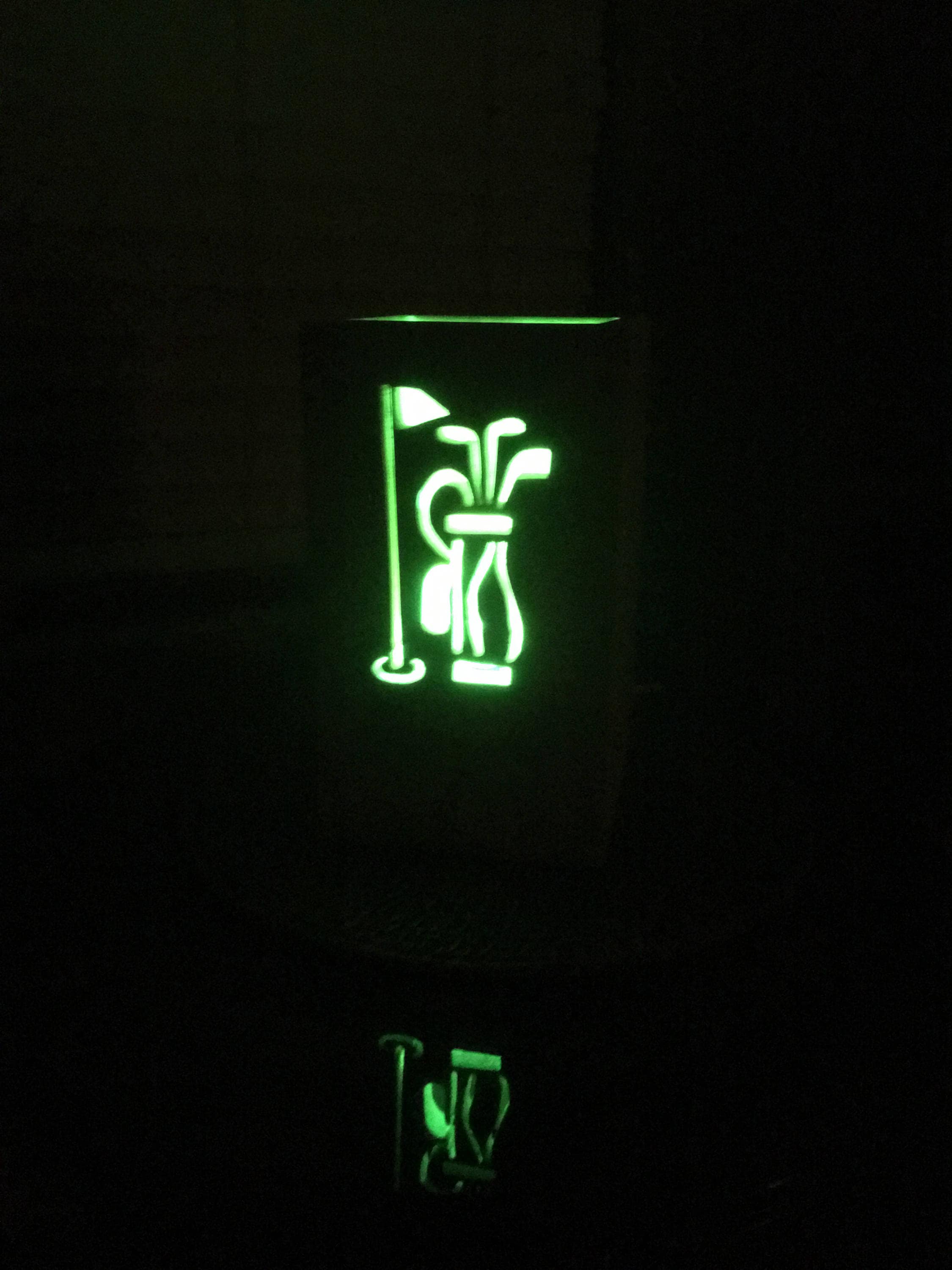 Golf Luminary Home decor Night light Lamp Golf Lightbox | Etsy