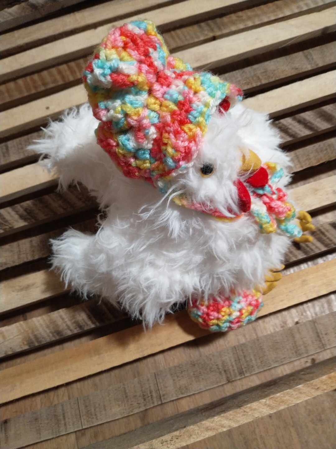 Handmade Easter Bonnet Chicken Hats, Hen Hats,pet Hats, Farm House Pet ...