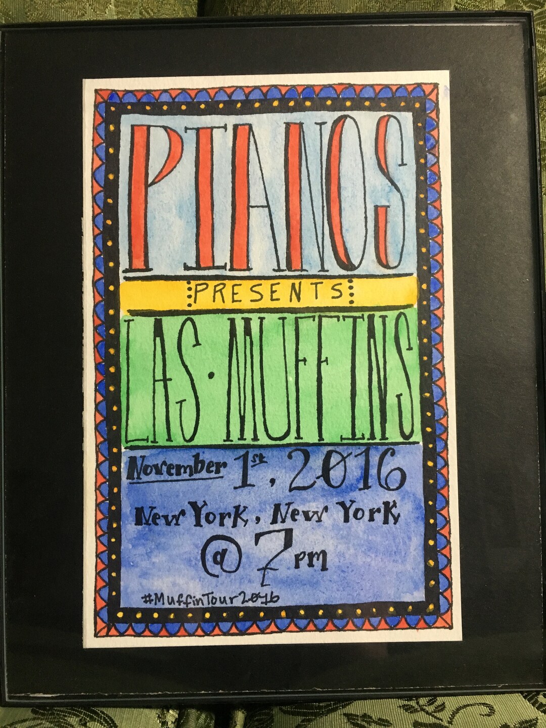 Custom Tour/show Poster - Etsy