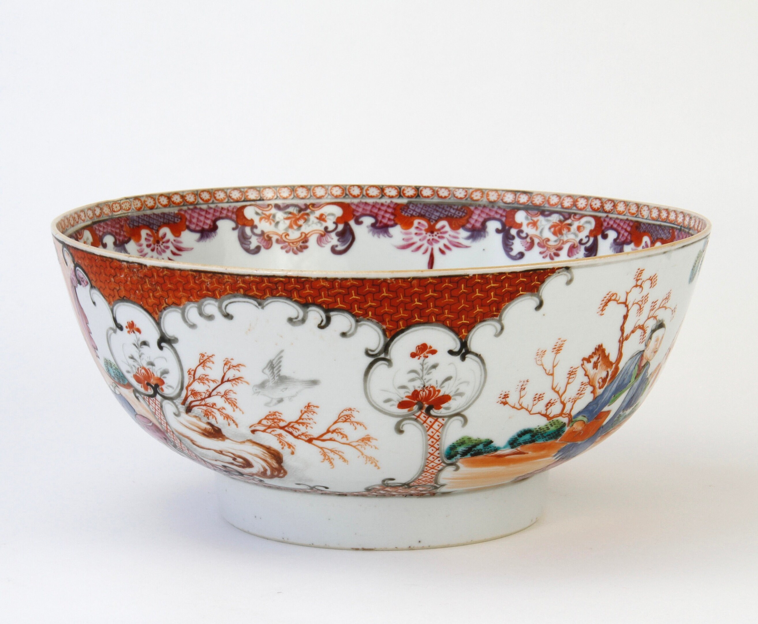 Antique Chinese Export Porcelain Punch Bowl Qianlong Period 18th C - Etsy