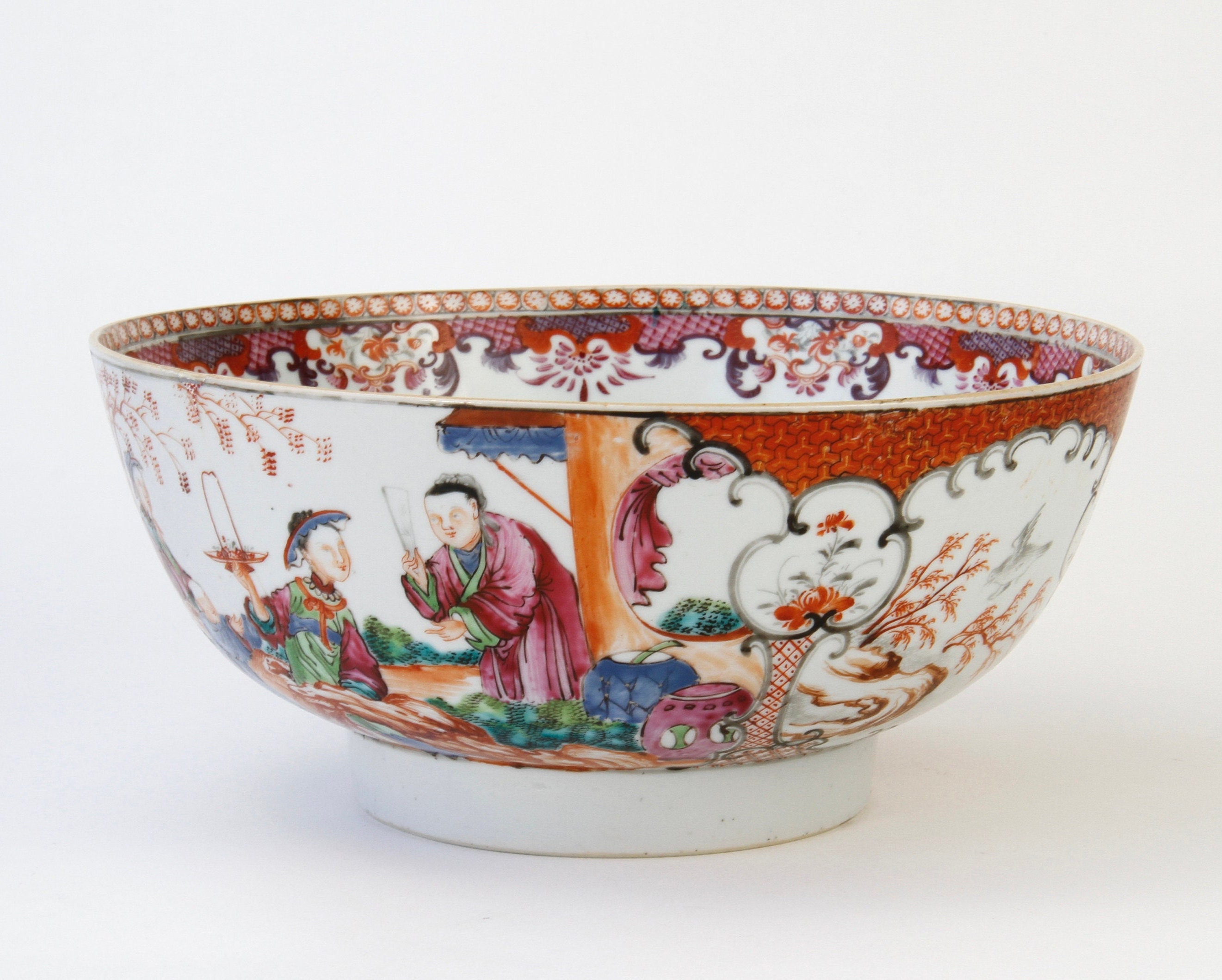 Antique Chinese Export Porcelain Punch Bowl Qianlong Period 18th C - Etsy