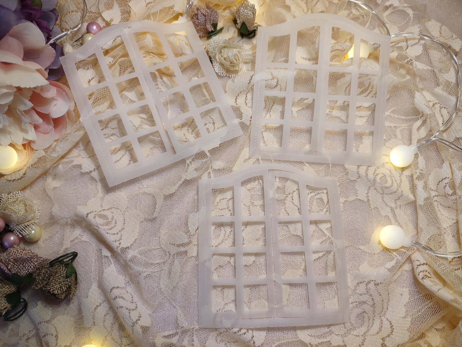 Die Cut Door, Window Frame for Scrapbooking, Junk Journals, Cards ...