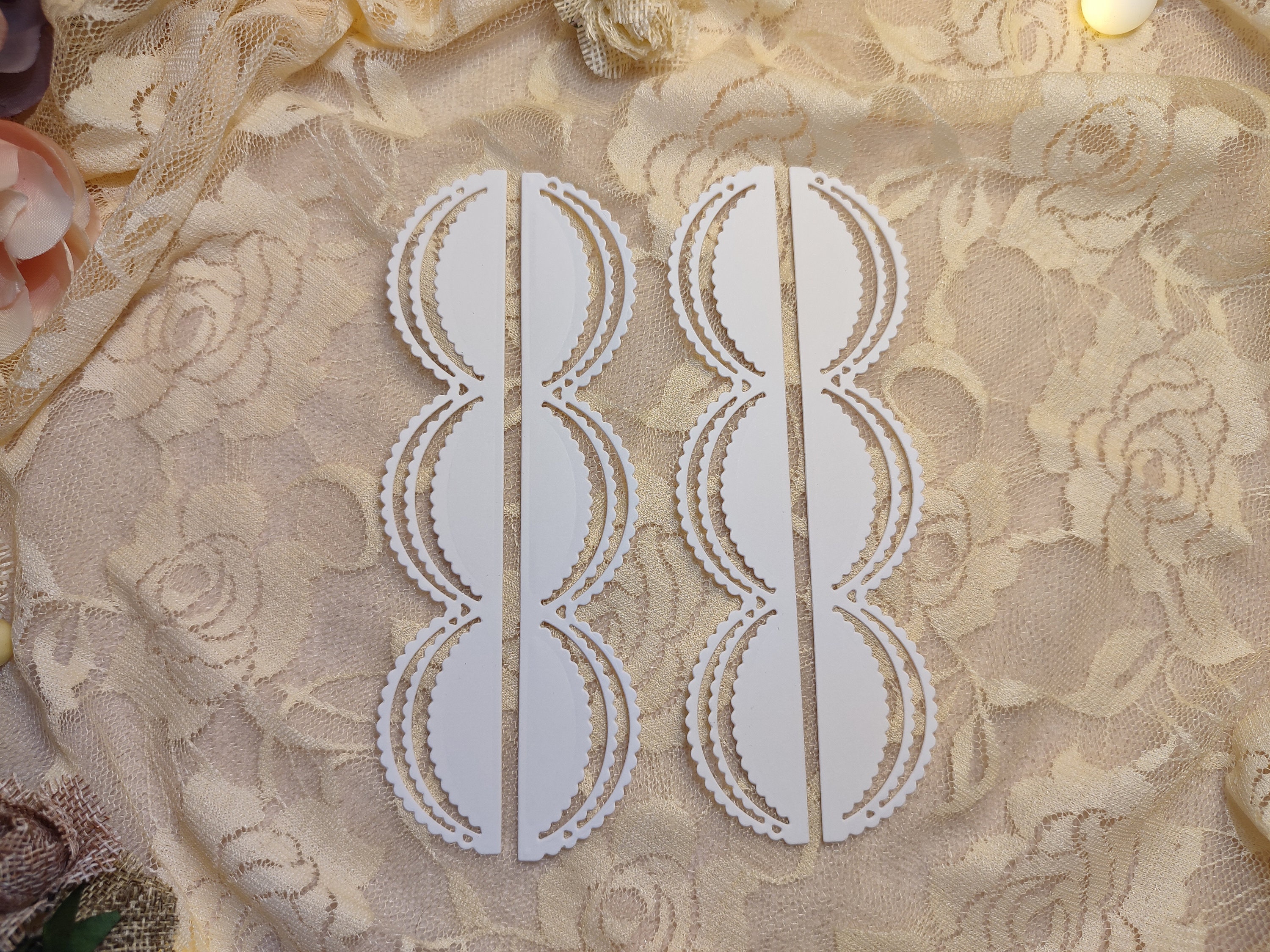 Die Cut Border Lace Cut Outs for Scrapbooking, Junk Journals, Cards ...