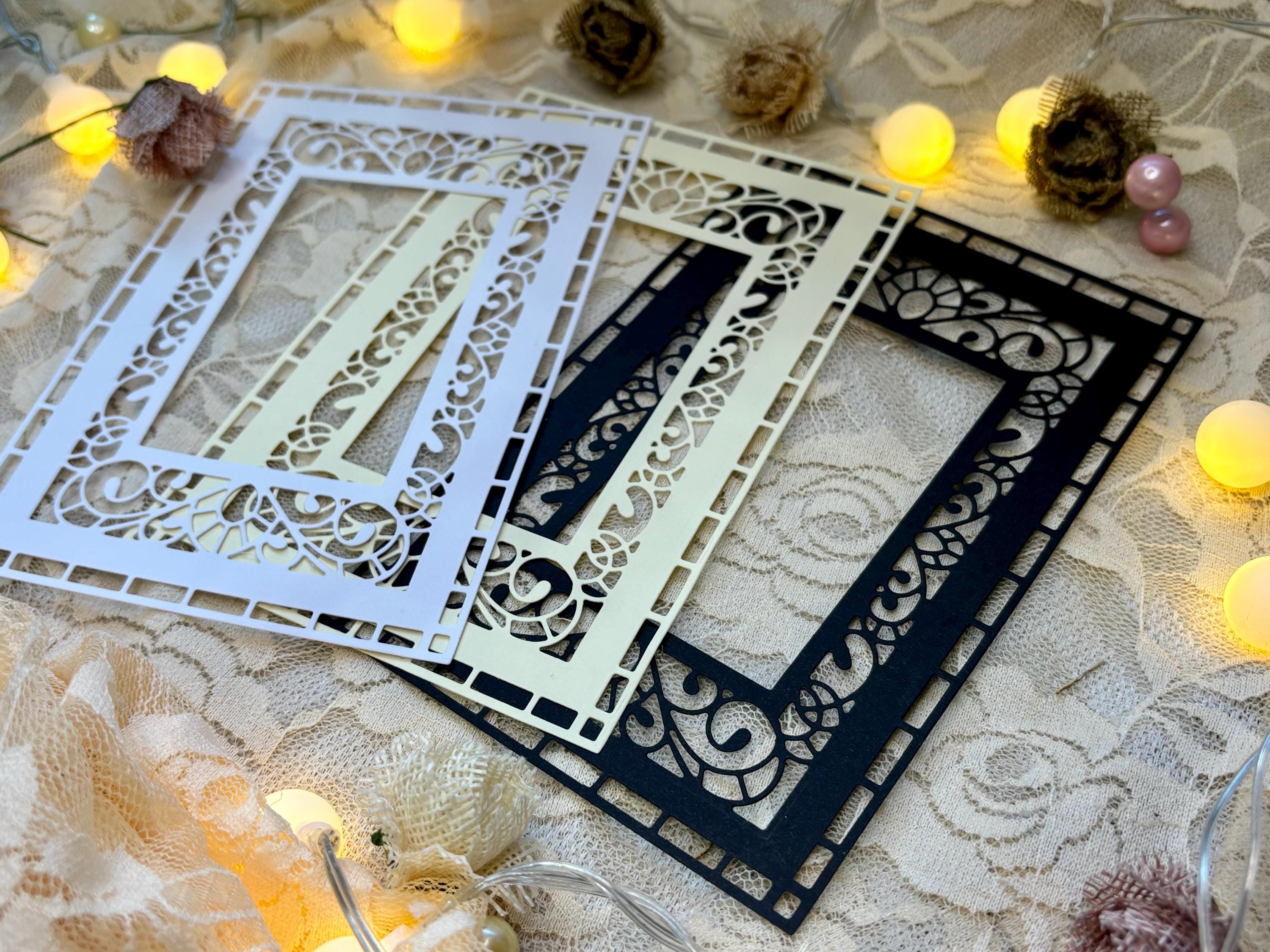 Decorative Window Frame for Scrapbooking, Junk Journals, Albums, Cards ...