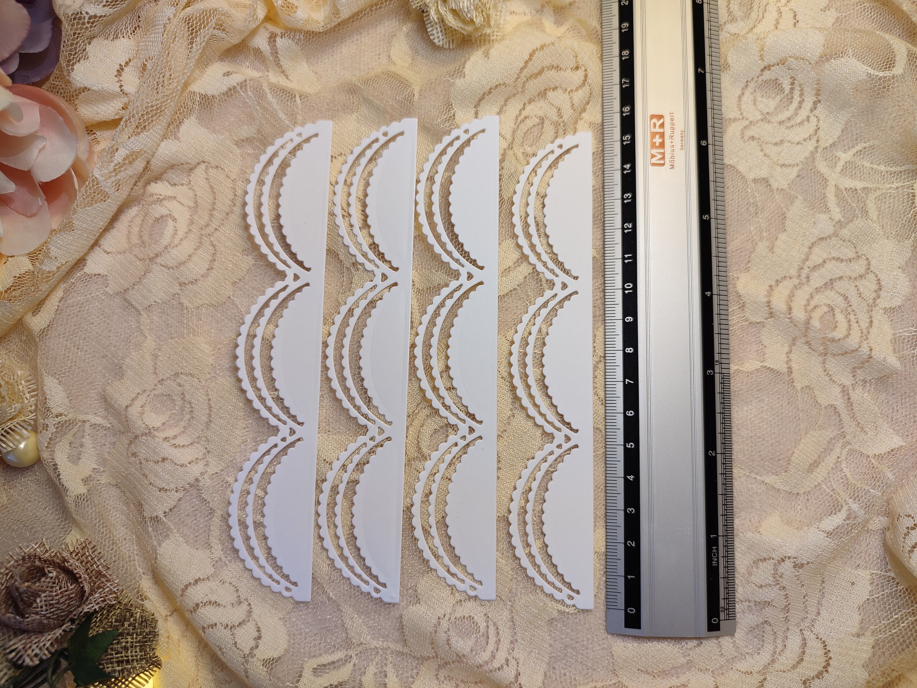 Die Cut Border Lace Cut Outs for Scrapbooking, Junk Journals, Cards ...