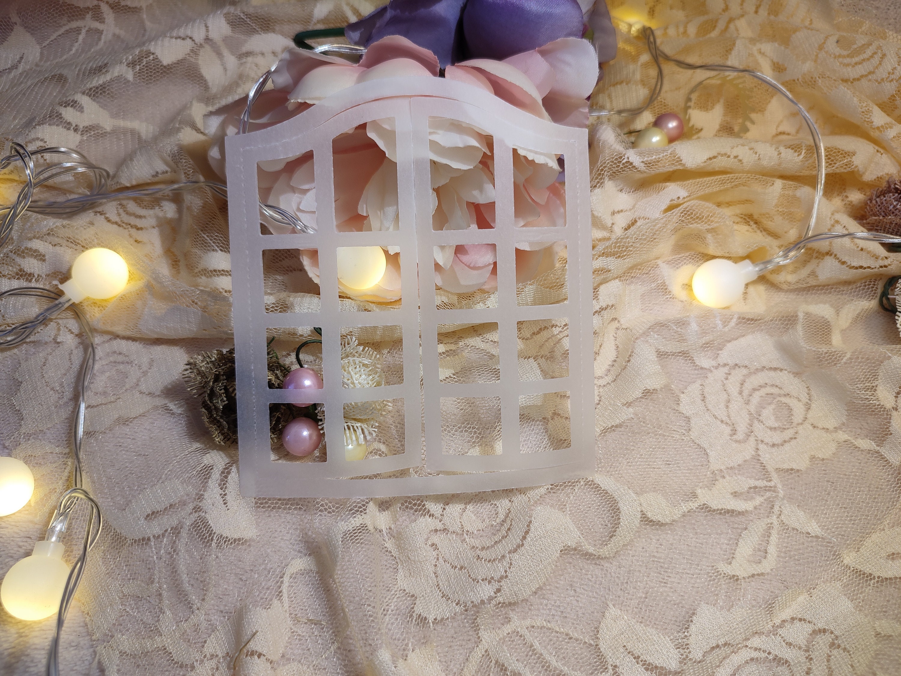 Die Cut Door, Window Frame for Scrapbooking, Junk Journals, Cards ...