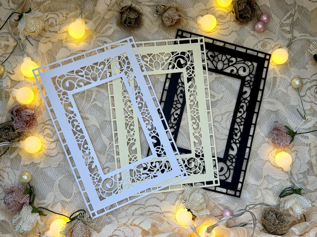 Decorative Window Frame for Scrapbooking, Junk Journals, Albums, Cards ...