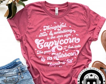 Capricorn shirt | Etsy