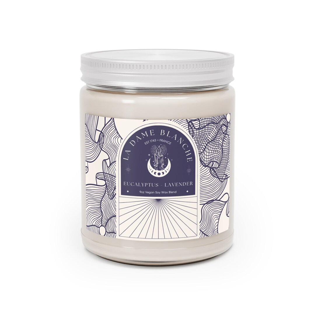 La Dame Blanche Candle: Outlander Inspired Eucalyptus Lavender Scent - Etsy