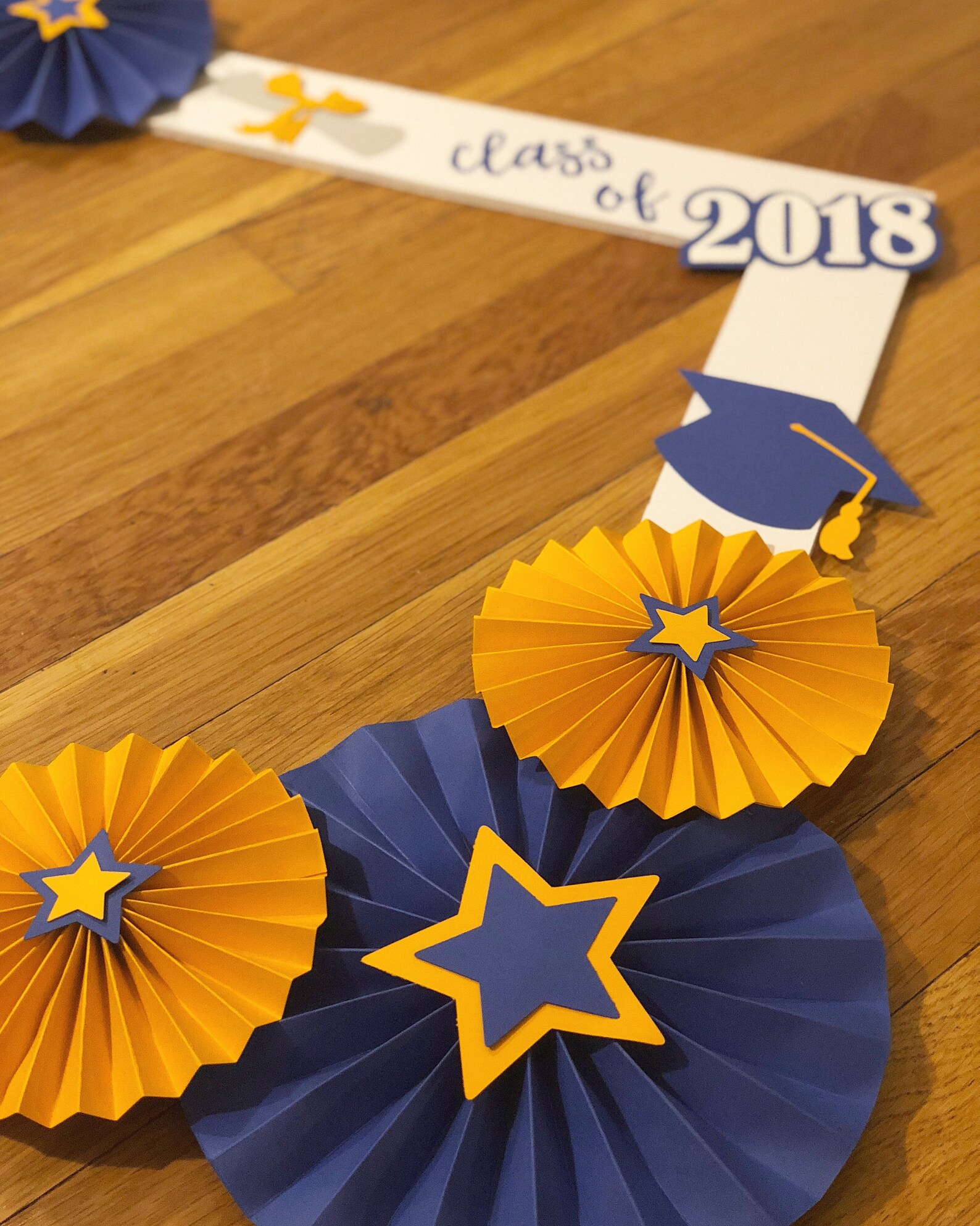 Graduation - Selfie Frame - Paper Rosettes - 2018-2019 - Graduation Day ...