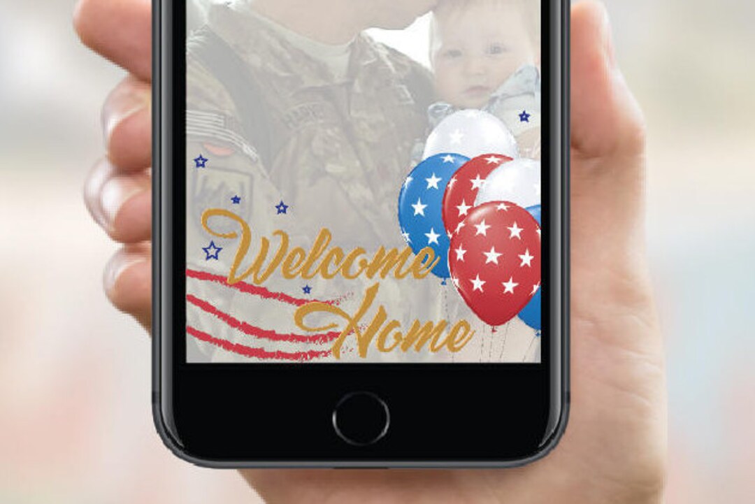 Military Snapchat Filter. Instant Download. for When Your Loved Ones ...