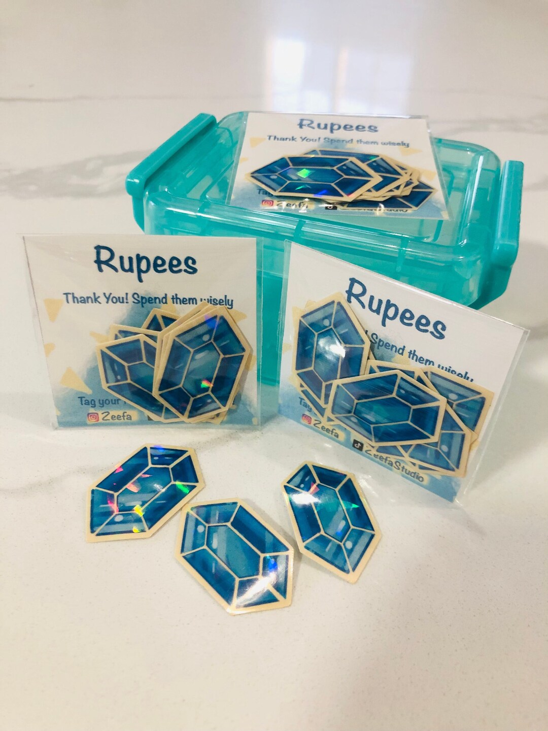 Rupee/gem Stickers - Etsy