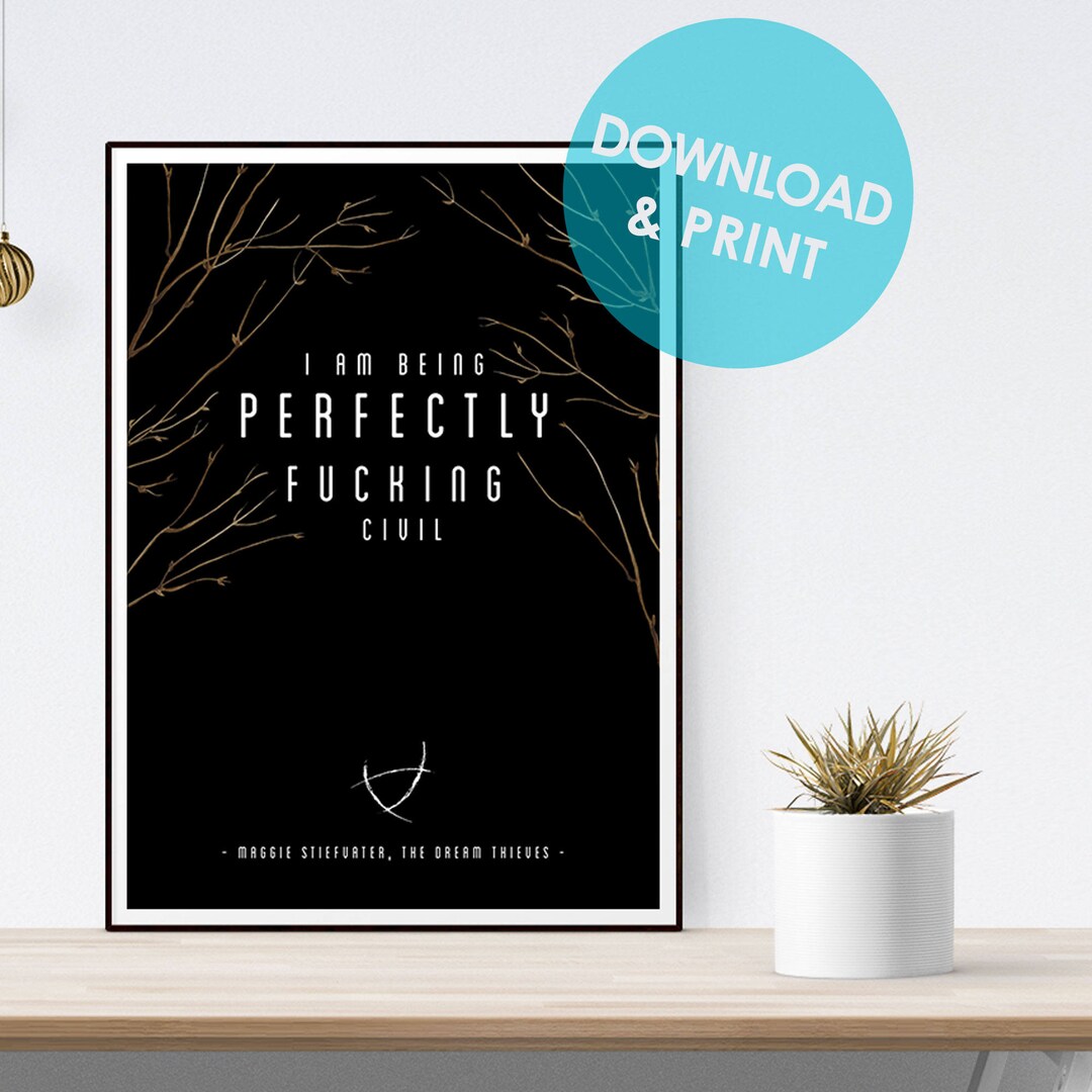 Raven Boys Printable Poster Raven Cycle, Dream Thieves, Maggie ...