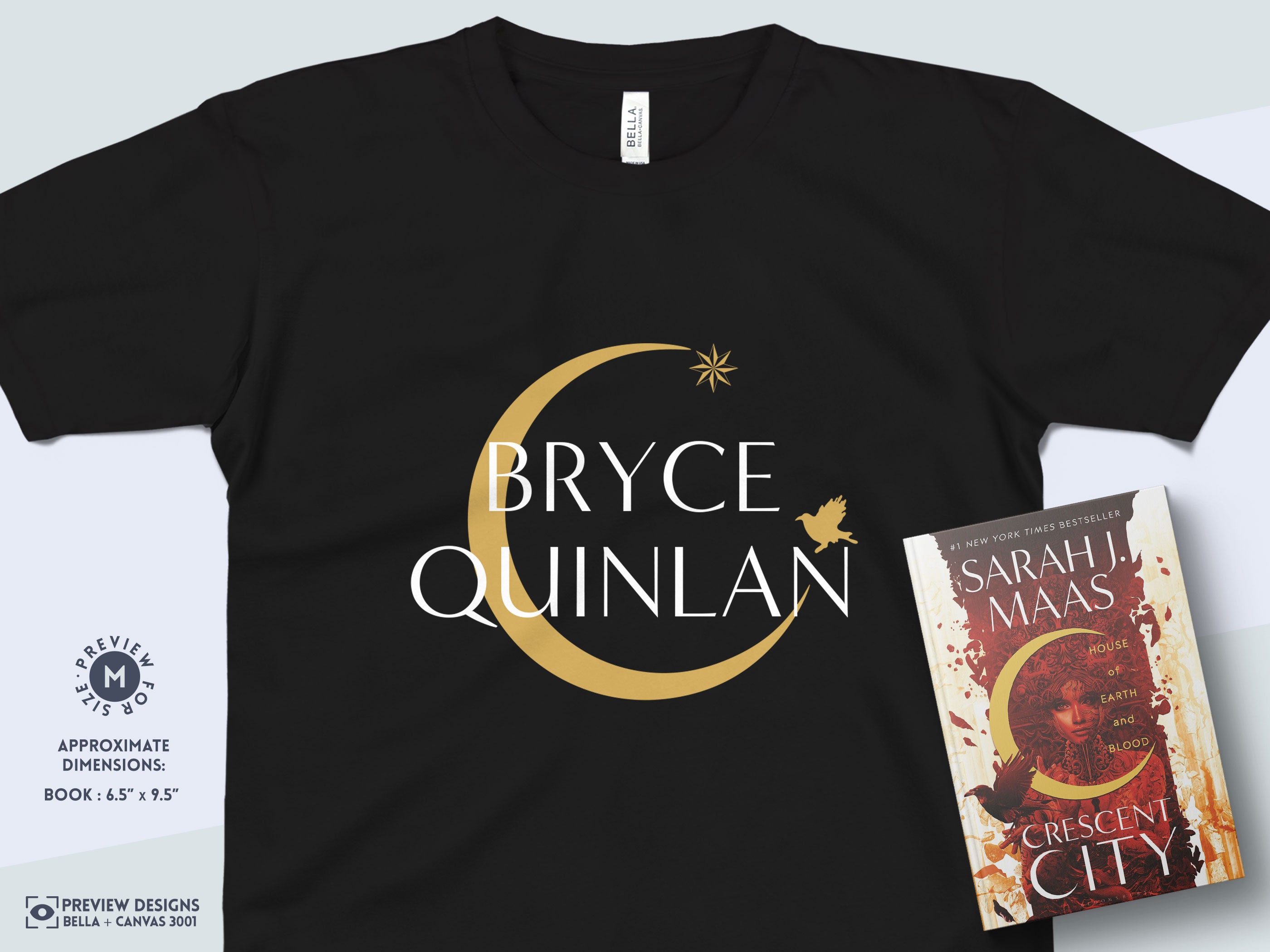 Bryce Quinlan T-shirt Crescent City House of Earth and - Etsy