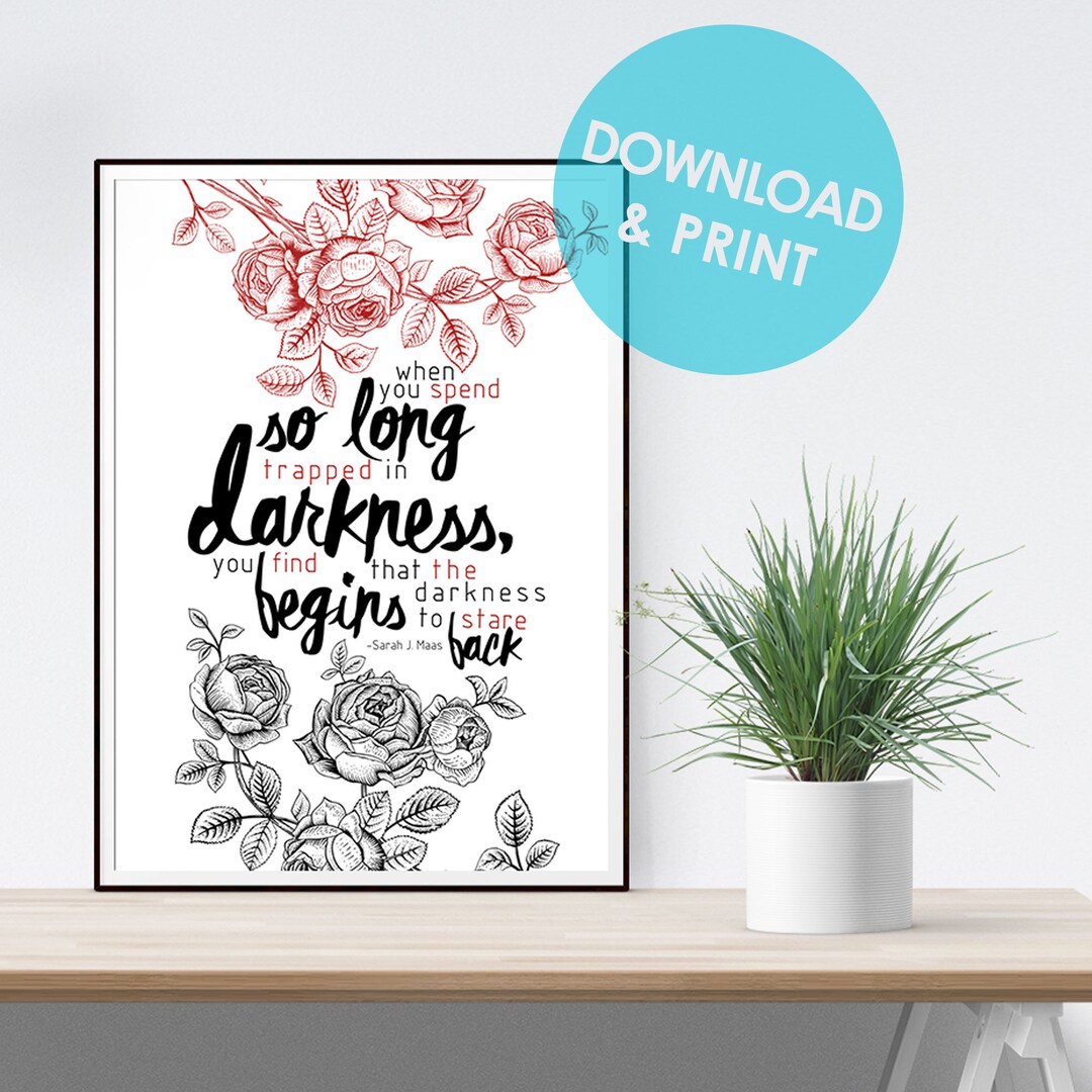 Feyre Printable Poster || High Lady, ACOMAF, Rhysand, ACOWAR, Mist and ...