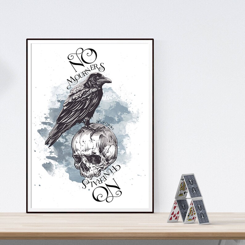 Six of Crow Printable Poster No Mourners No Funerals Book - Etsy