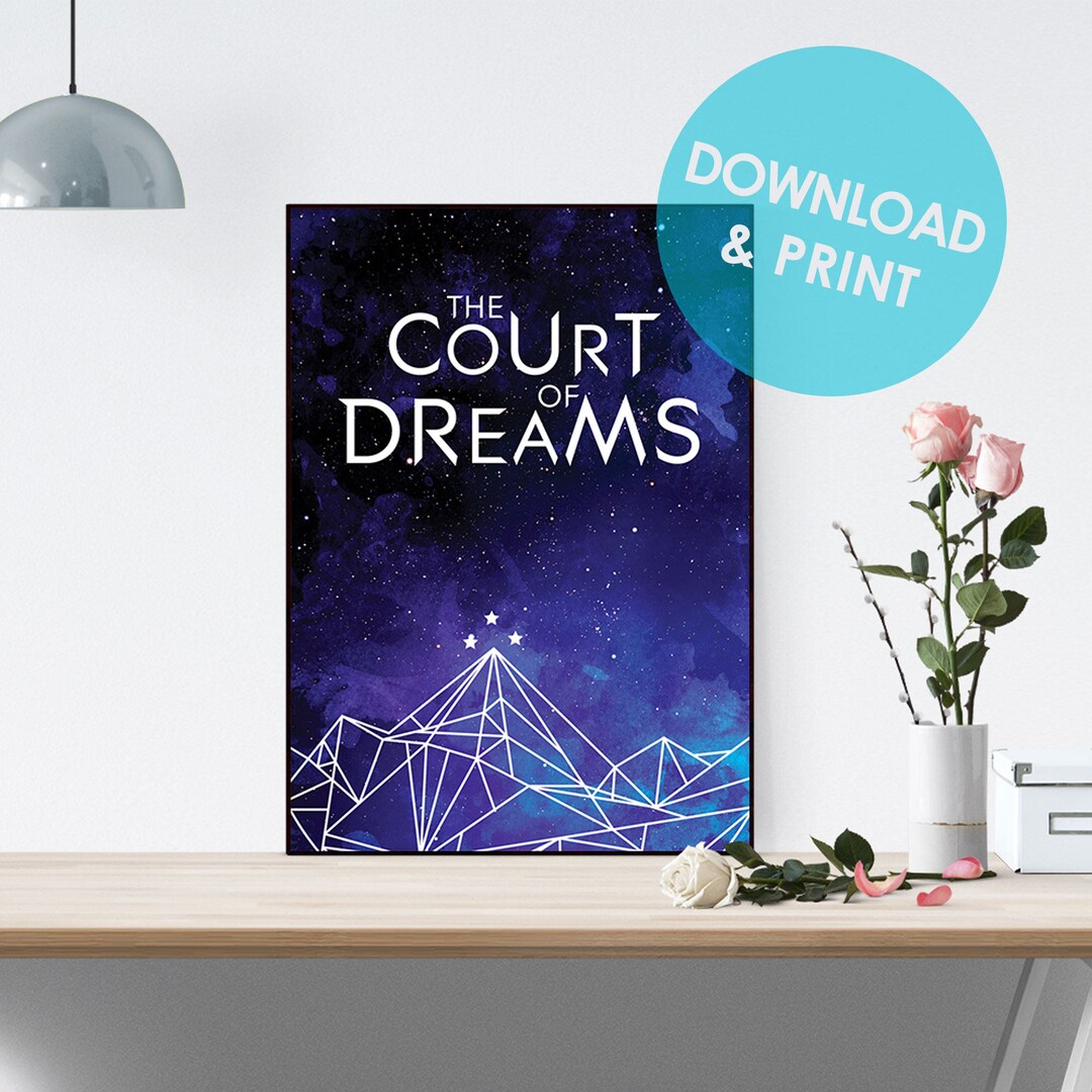 ACOWAR Printable Poster A Court of Dreams ACOMAF Mist and - Etsy