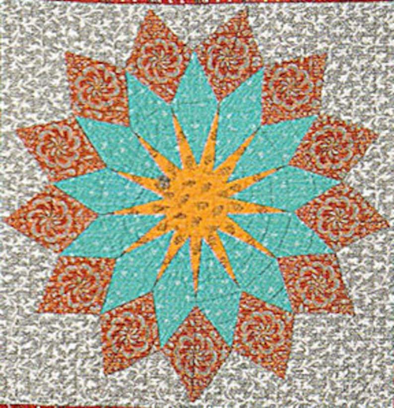 Pieces of the Past - Block 2 -starburst - Etsy