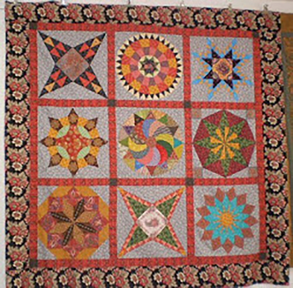 Pieces of the Past - Patern 1 - Pinwheel - Etsy