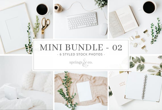 Styled Stock Photo Bundle Greenery Styled Stock Photos Social - Etsy