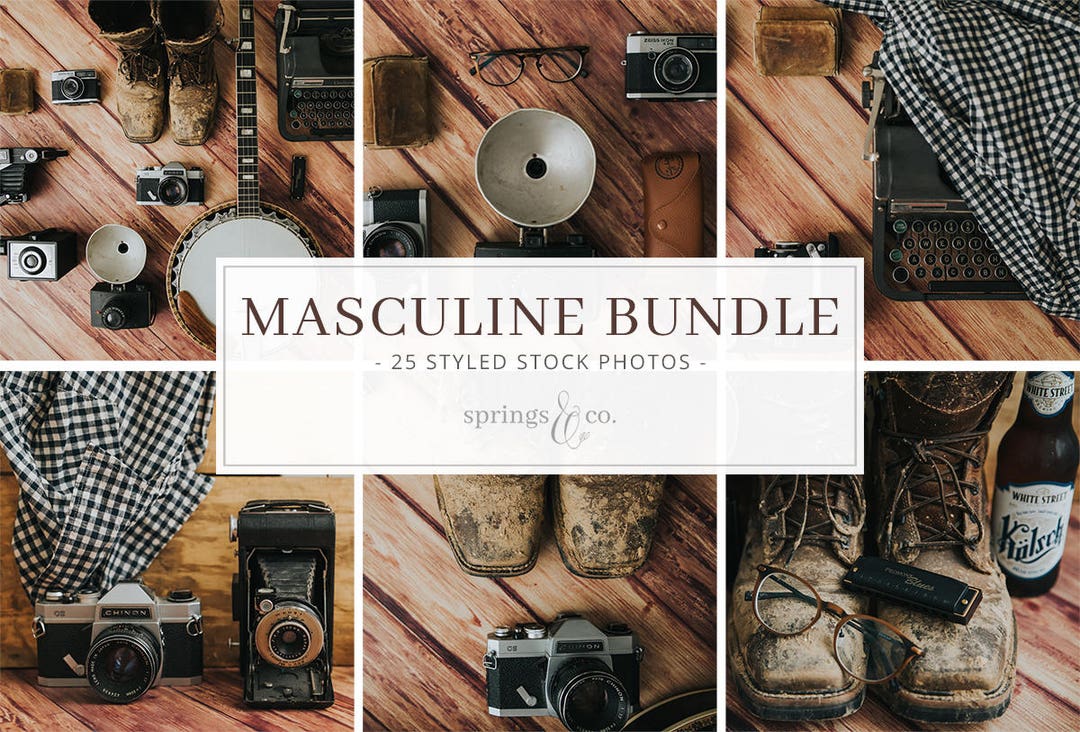 Styled Rustic Stock Photo Bundle Masculine Styled Stock Photos - Etsy