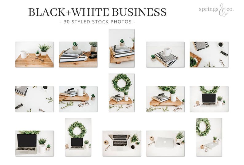 Black and White Stock Photo Bundle Black and White Styled Stock Photos ...