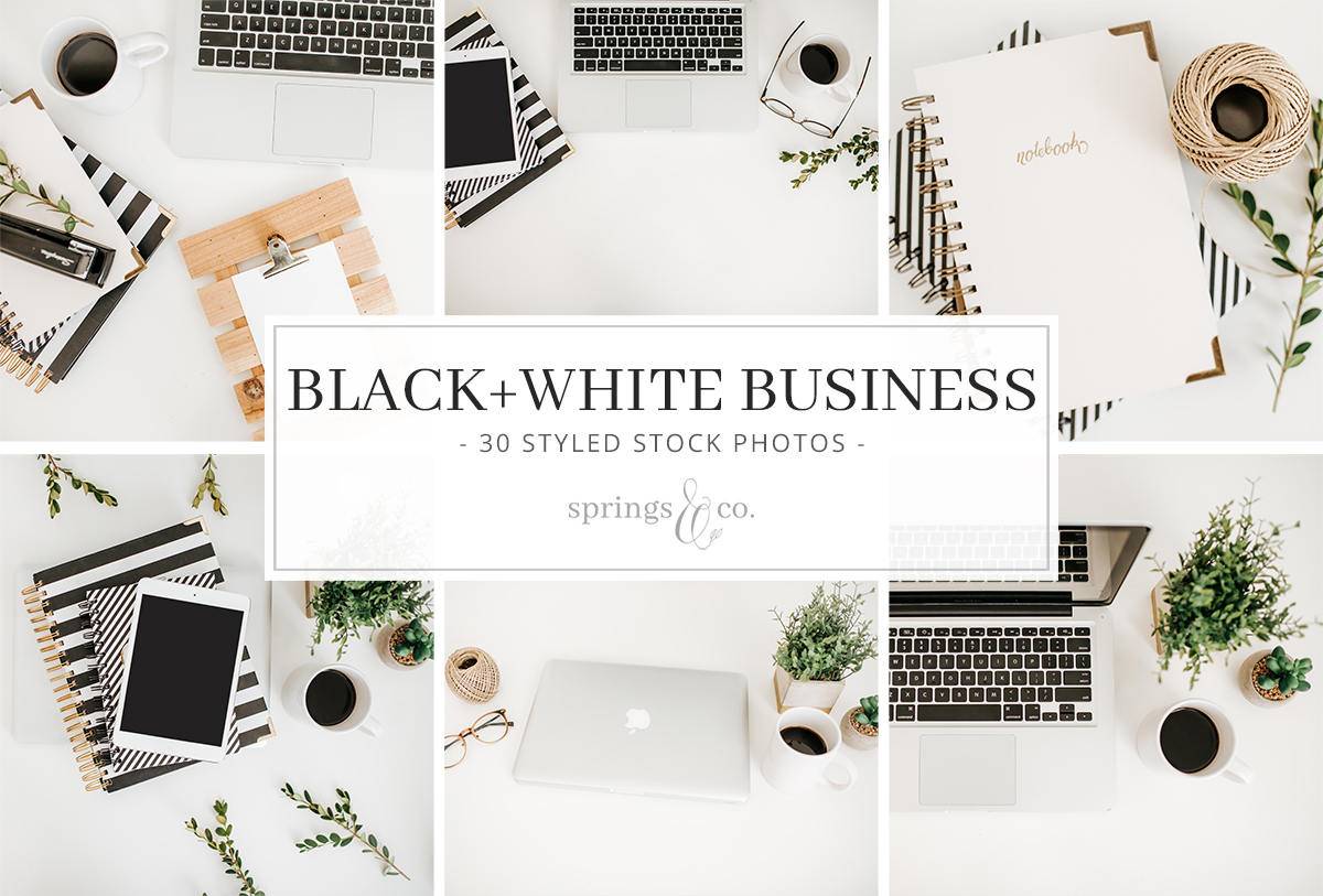 Black and White Stock Photo Bundle Black and White Styled Stock Photos ...