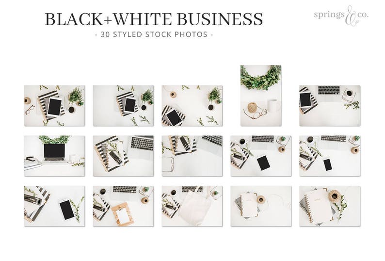 Black and White Stock Photo Bundle Black and White Styled Stock Photos ...