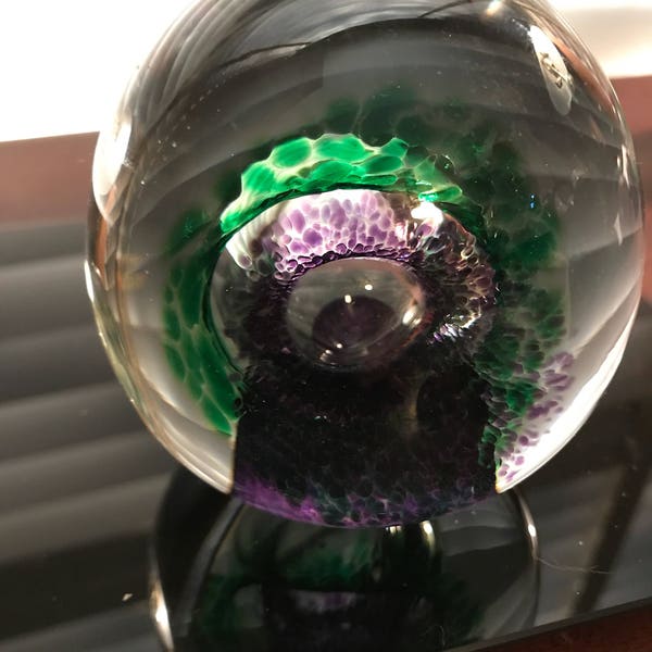 Purple Paperweight - Etsy