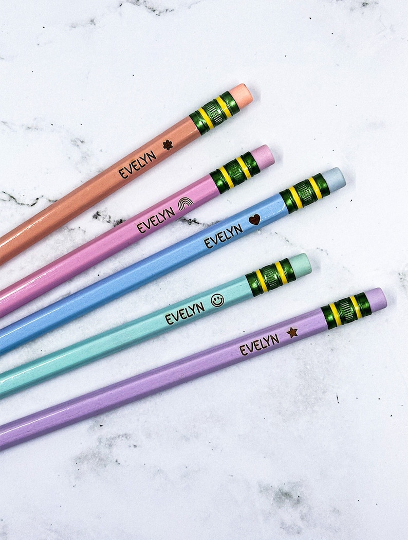 Personalized Pencils, Custom Pencils, Pencils, Back to School Supplies ...