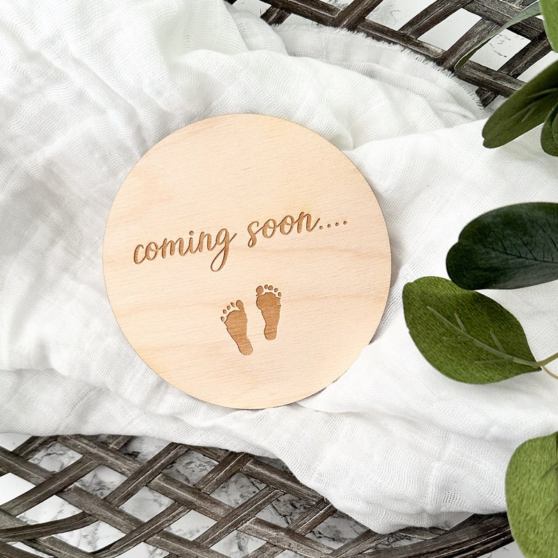 Baby Coming Soon Sign - Etsy