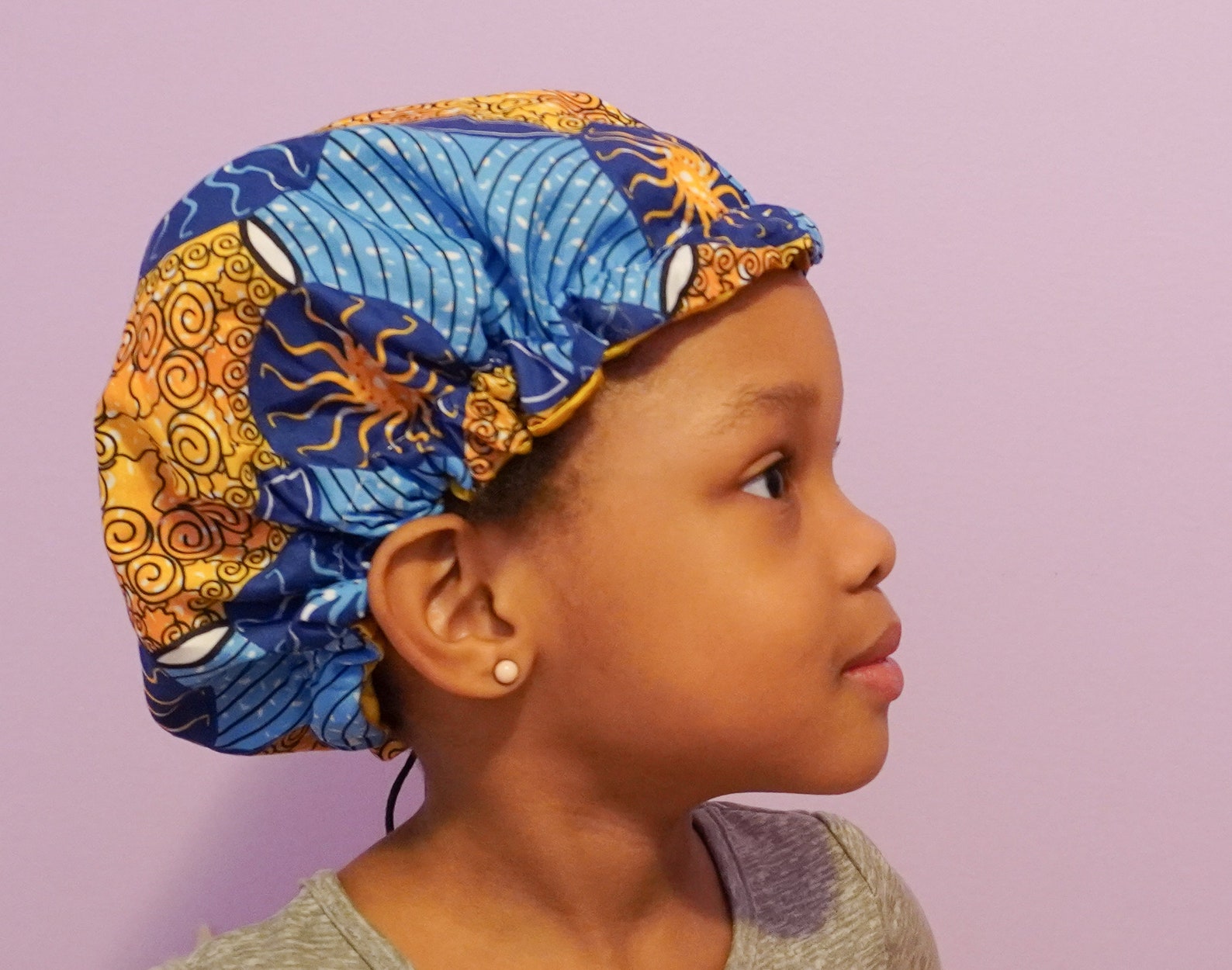 Kids Adjustable African Print Satin Sleep Cap - Etsy