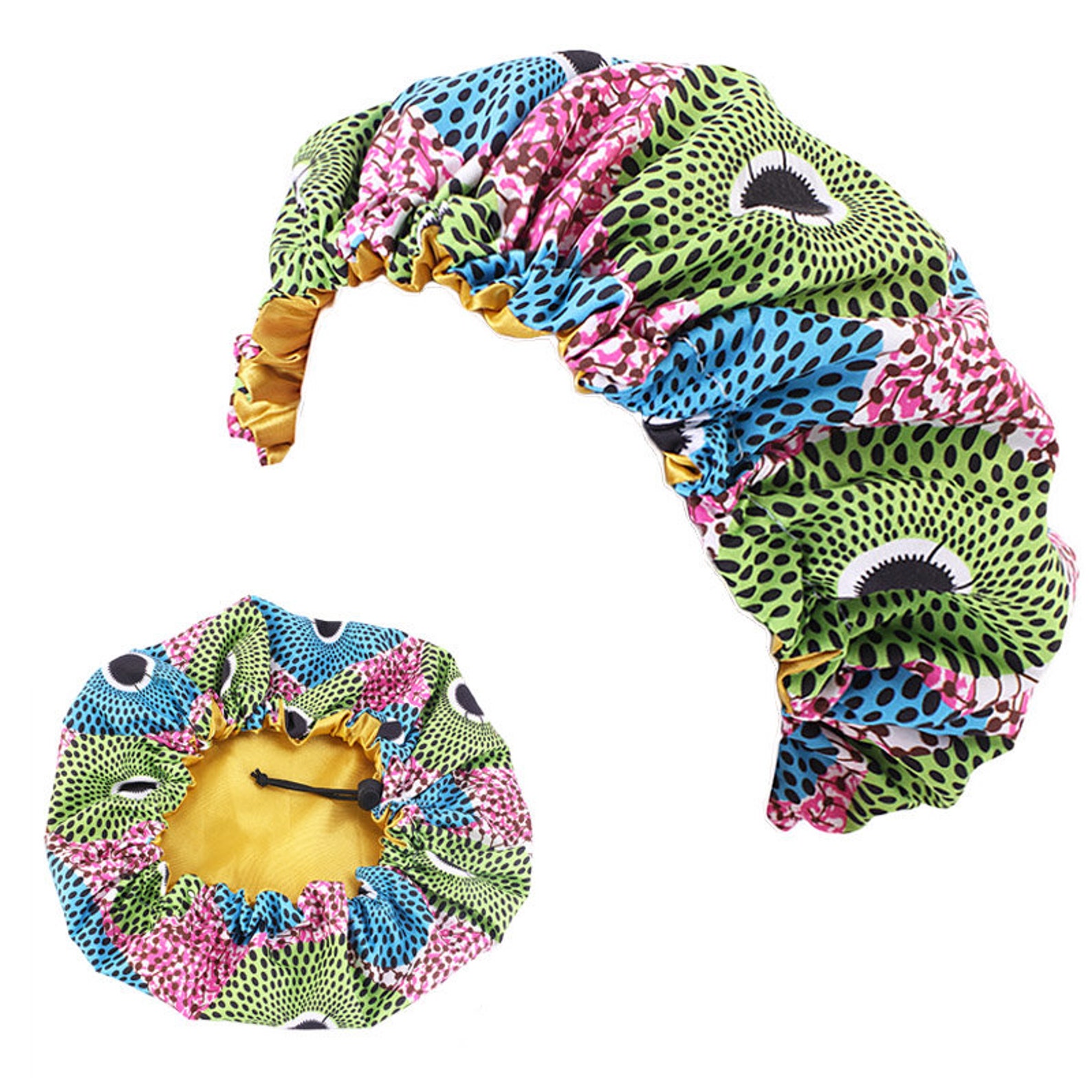 Kids Adjustable African Print Satin Sleep Cap - Etsy