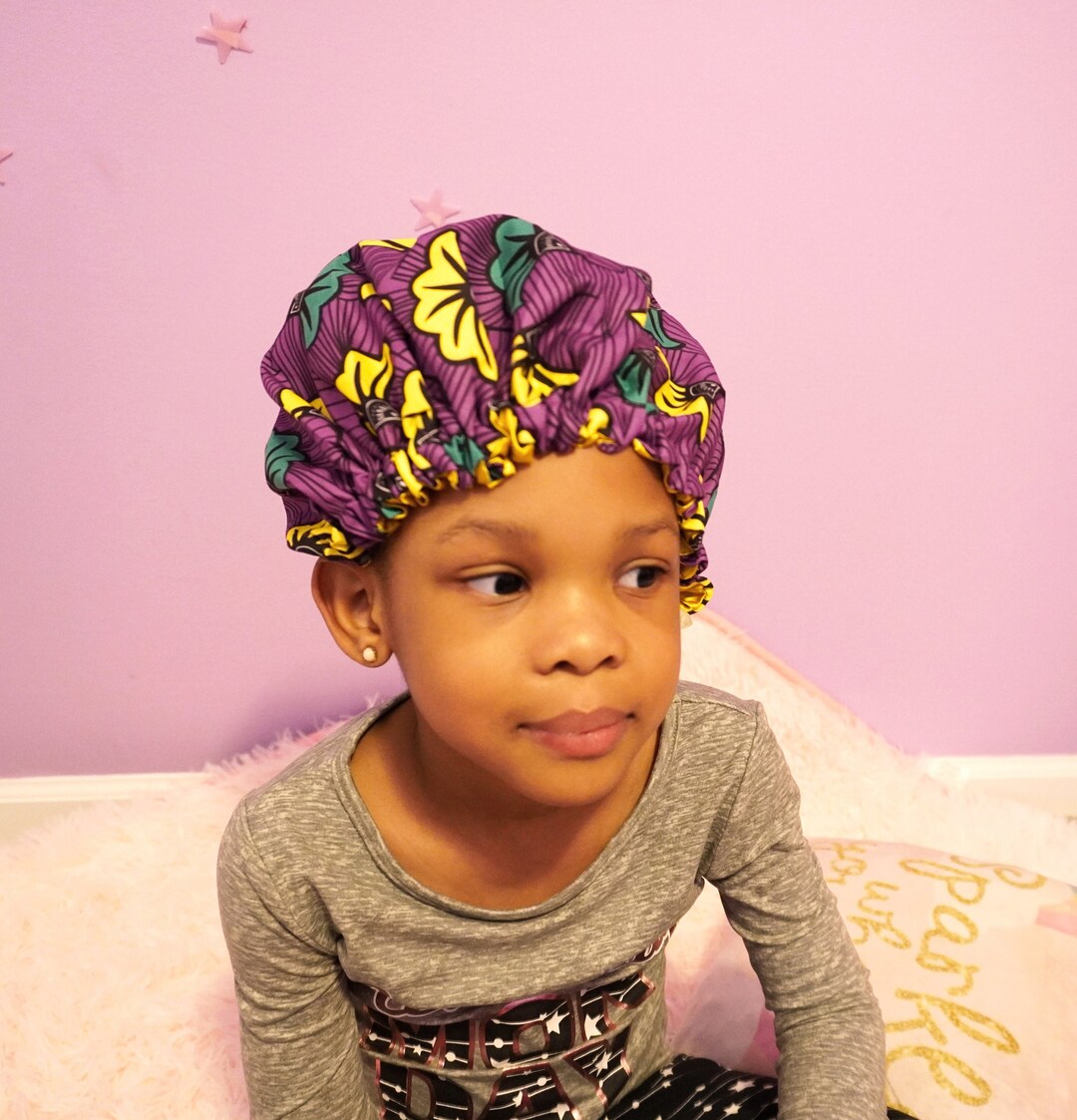 Kids Adjustable African Print Satin Sleep Cap - Etsy