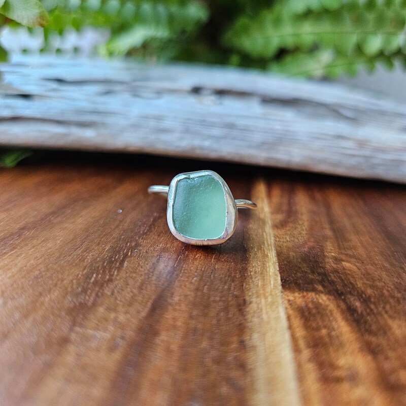 Beach Glass Rings - Etsy