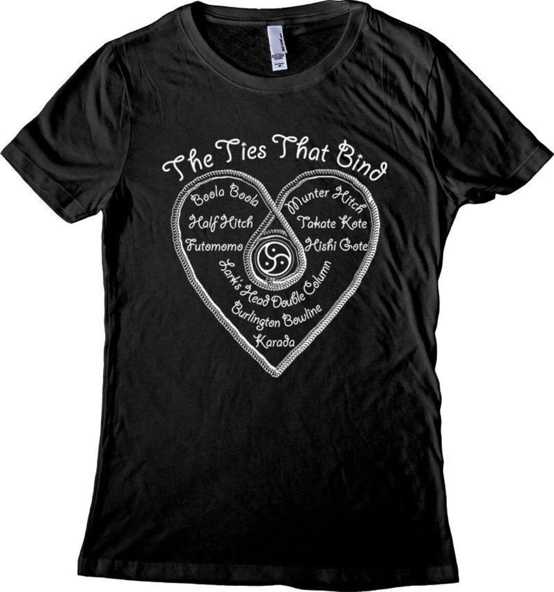 Shibari Rope Bunny Rope Rigger BDSM Shirt - the Ties That Bind - BDSM ...