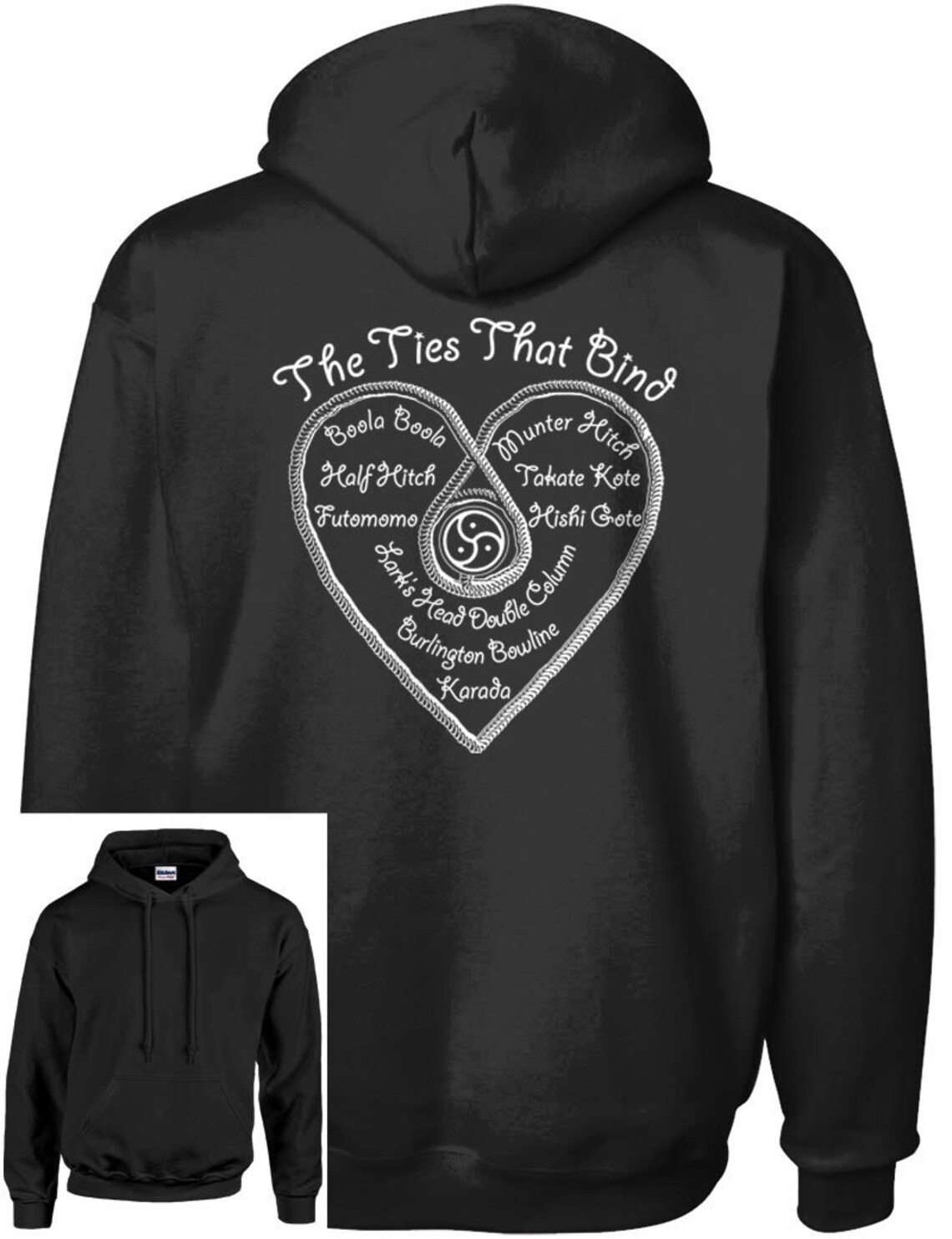 Shibari Rope Bunny Rope Rigger BDSM Hoodie the Ties That - Etsy