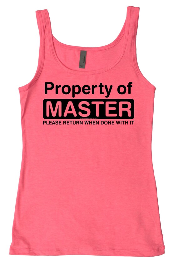 Property of Master Sub Submissive Slave BDSM Gift - Etsy