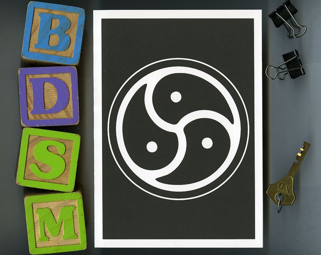 BDSM Triskelion Greeting Card 5x7 Inch - Etsy