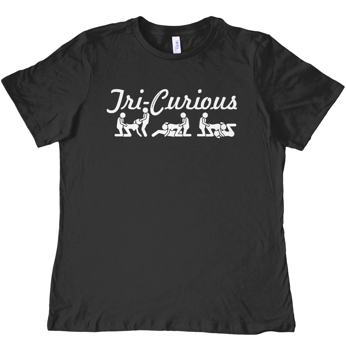 Tri-curious Threeway Threesome Hotwife Swinger Men's & Women's T-shirt ...