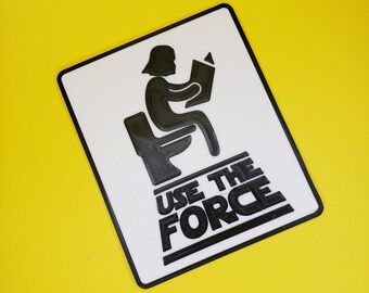 Star Wars Darth Vader Use the Force Art Print, Darth Vader Art, Funny ...