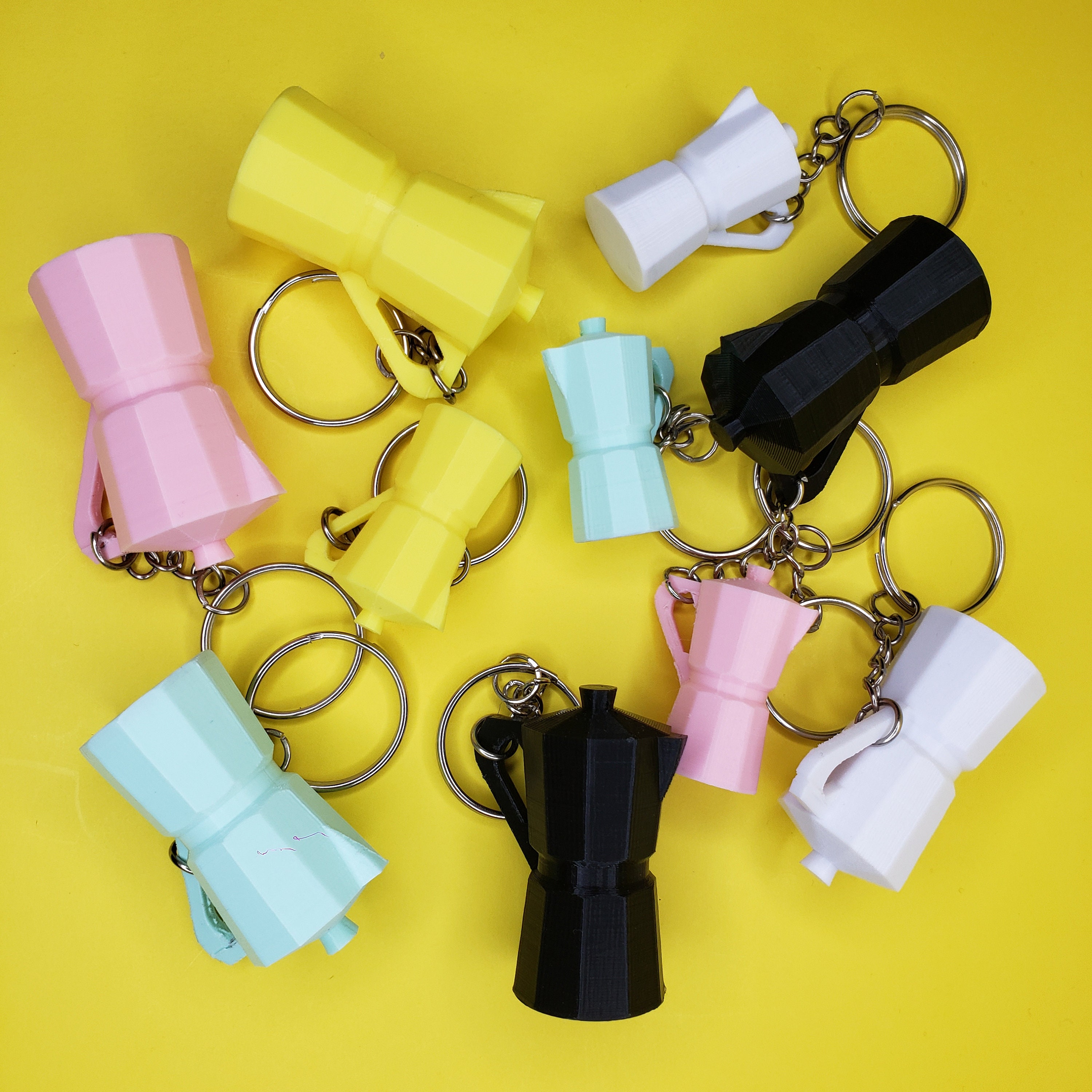 Moka Pot Keychain 3d Printed Moka Pot Keychain Moka Pot - Etsy