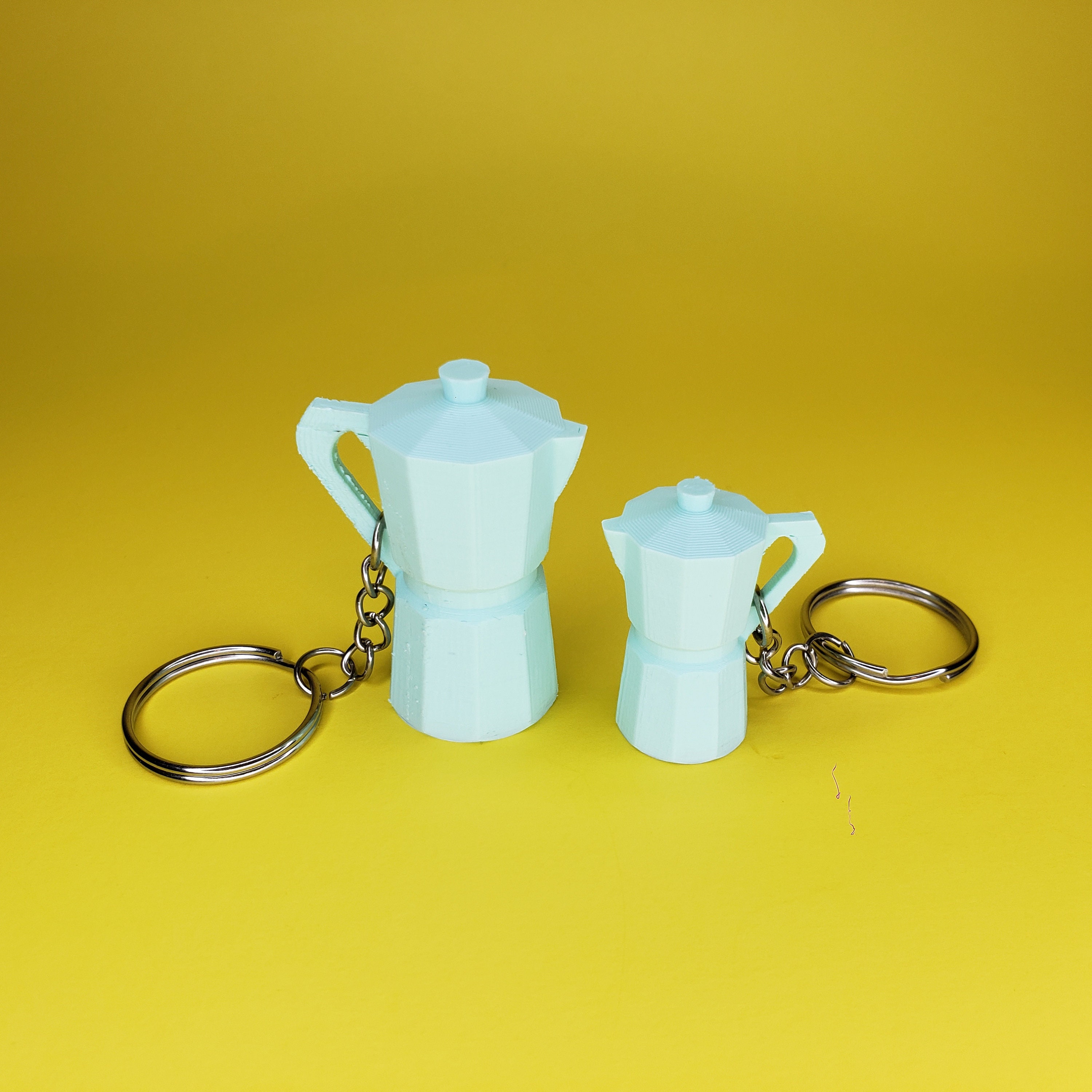 Moka Pot Keychain 3d Printed Moka Pot Keychain Moka Pot - Etsy