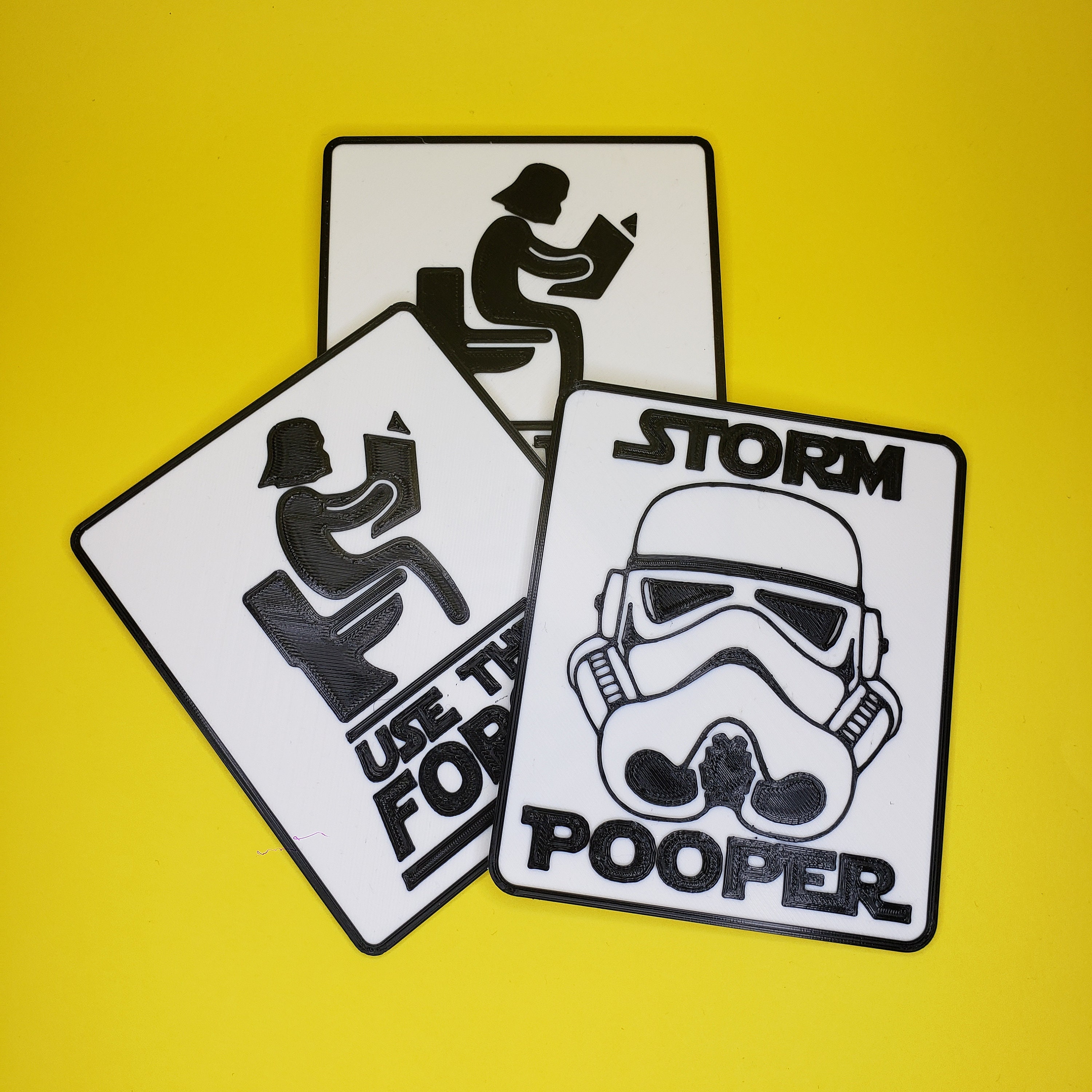 Use the Force Bathroom Sign - Etsy