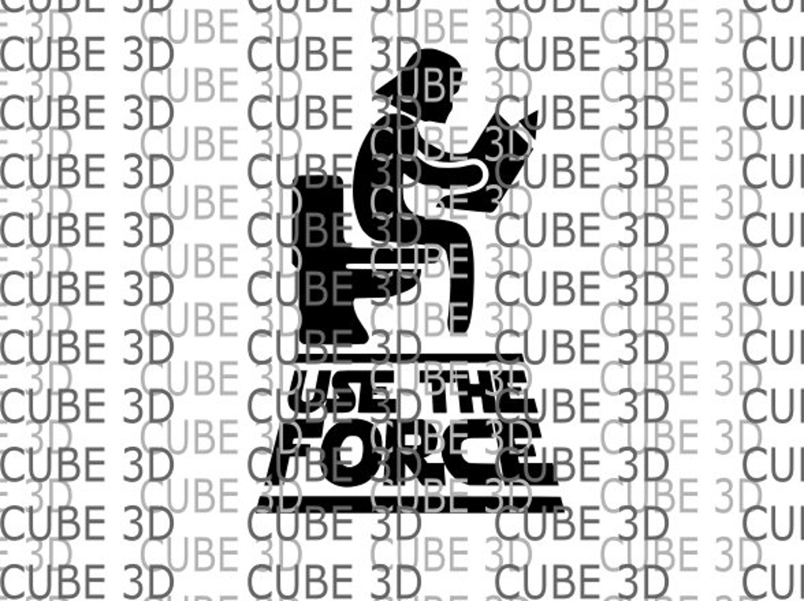 Star Wars Use the Force .png File | Etsy