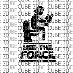Star Wars Use the Force .png File - Etsy