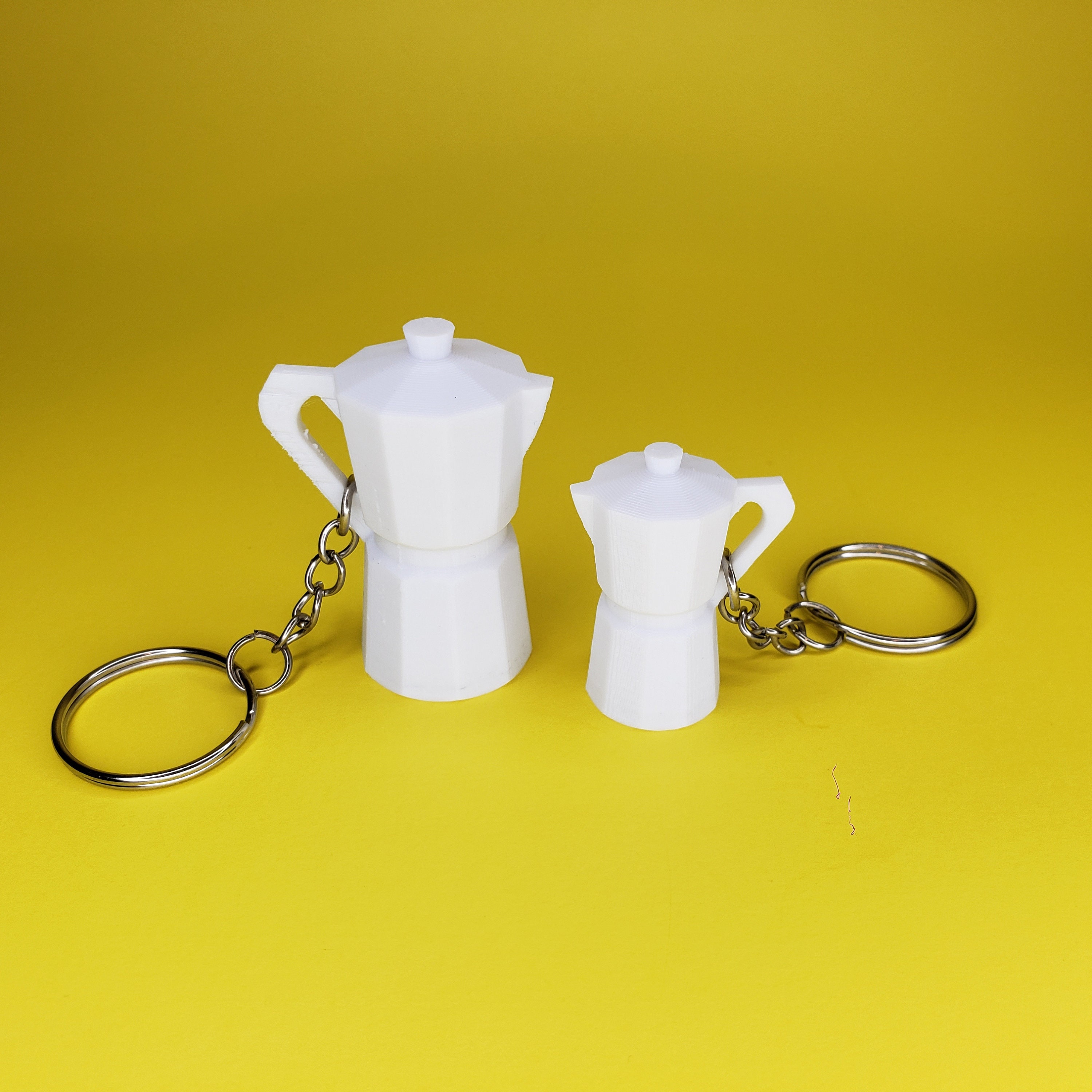 Moka Pot Keychain 3d Printed Moka Pot Keychain Moka Pot - Etsy