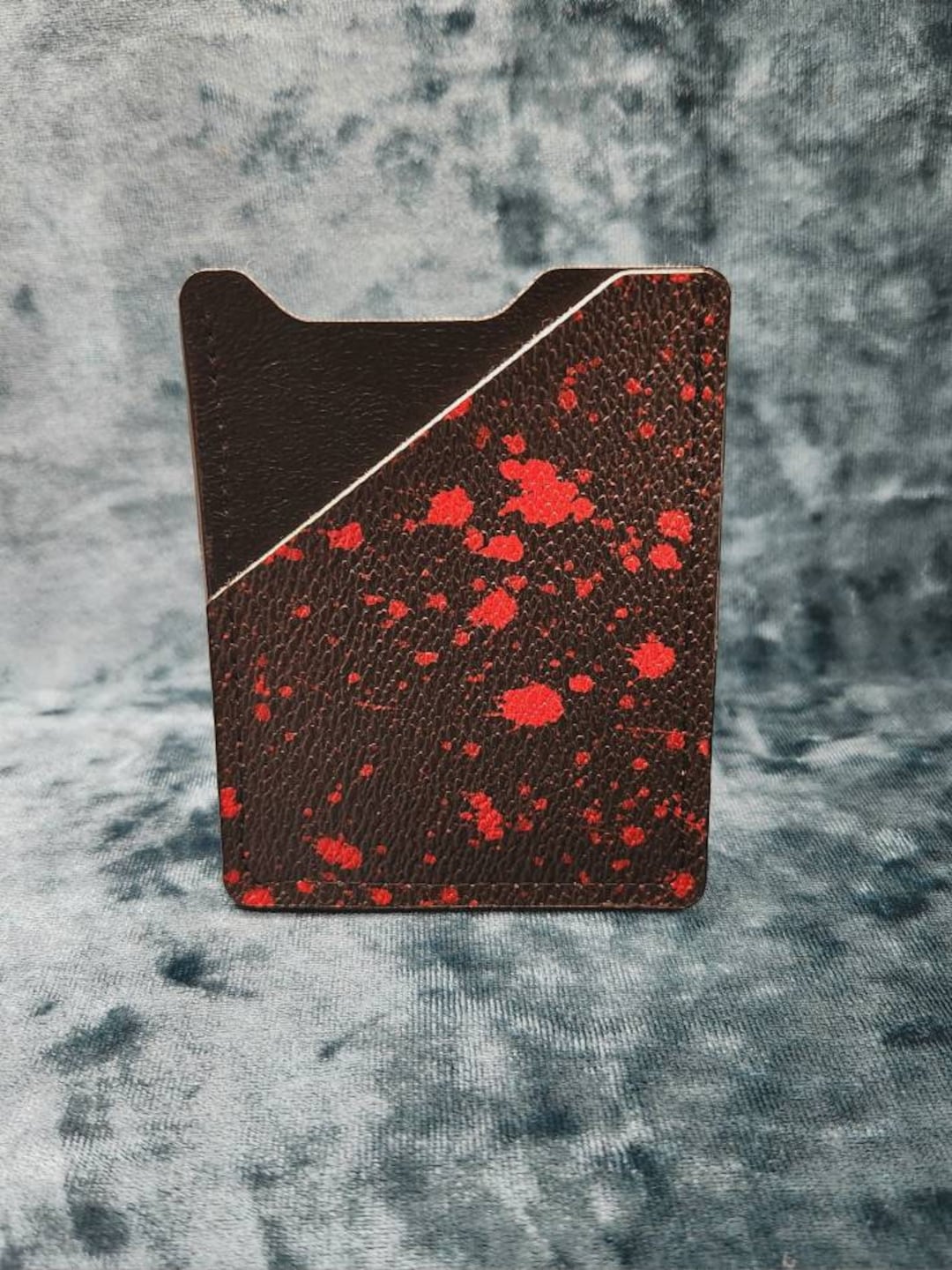 Blood Splatter Minimalist Wallet Slim Wallet Horror Spooky Gift ...