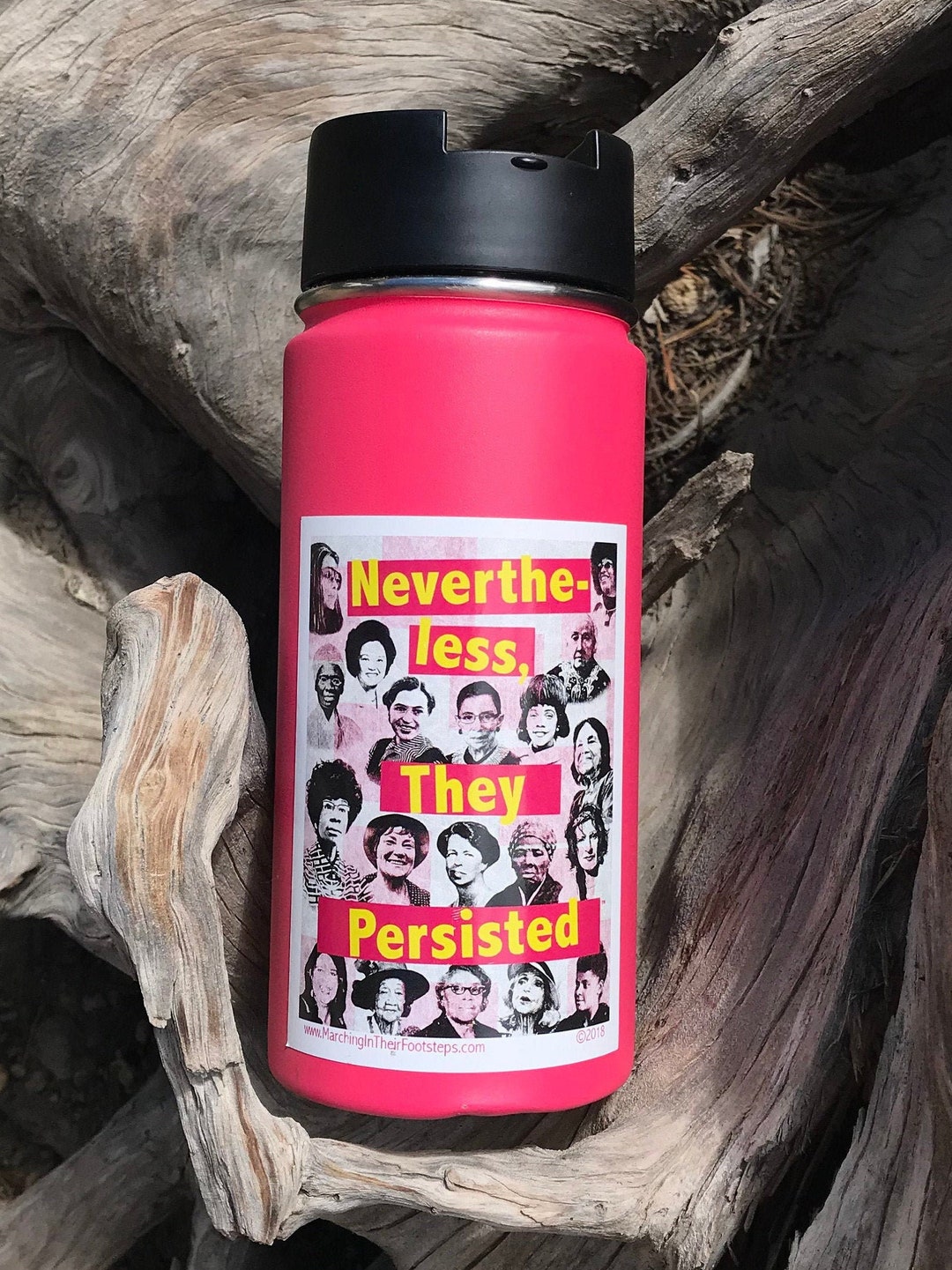 Civil Rights 'nevertheless' Sticker, Motivational, Water Bottle Decal ...